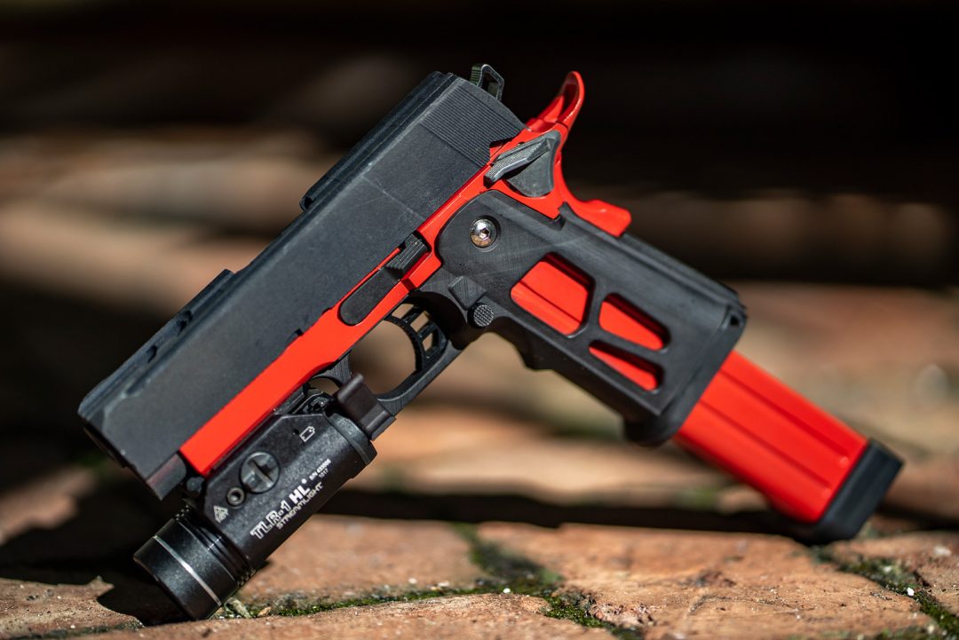 Hi-Capa Carbon Fiber Skeleton Grip - Tapp Airsoft