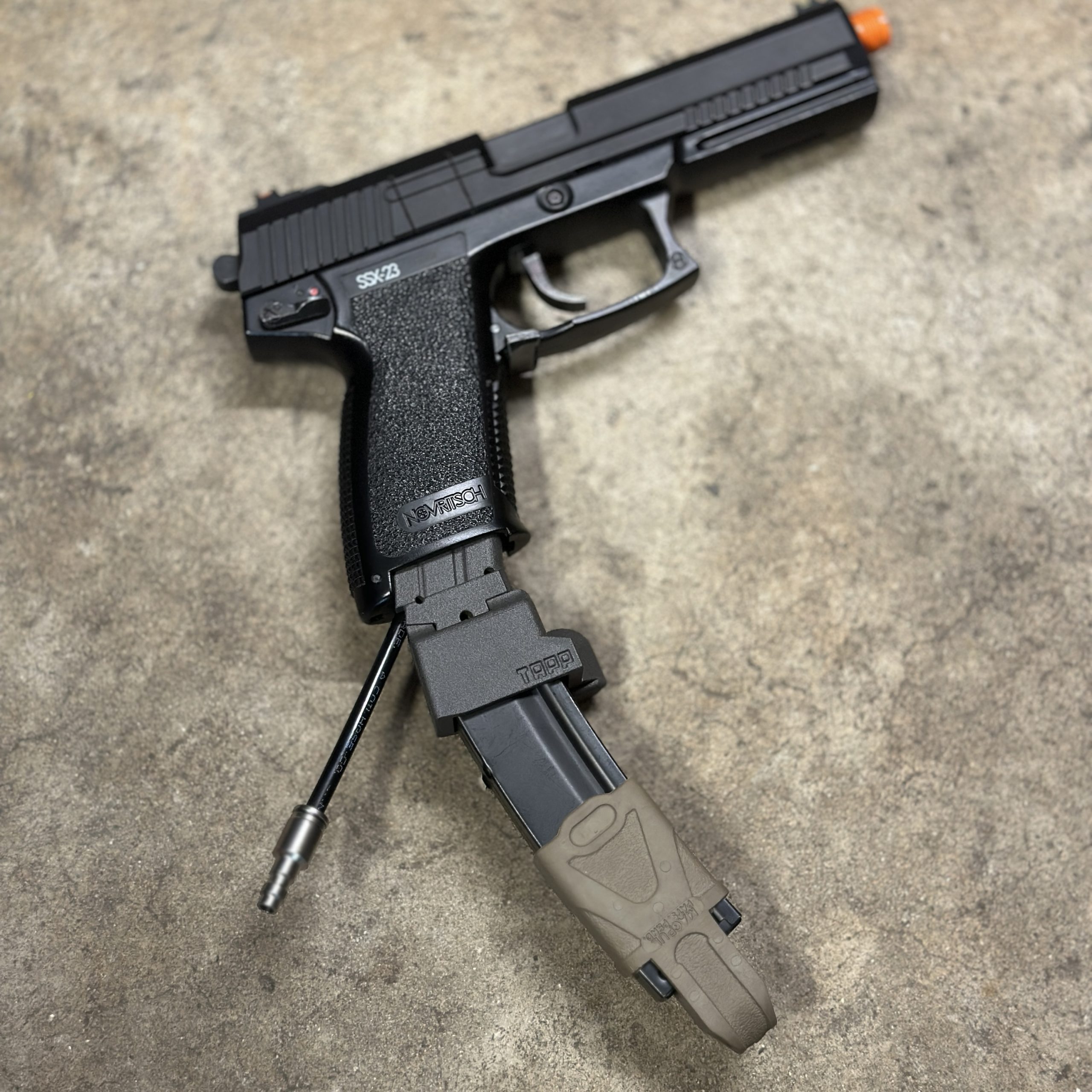 TM MK23/SSX23 MP5 Carbon Fiber Adapter - Tapp Airsoft