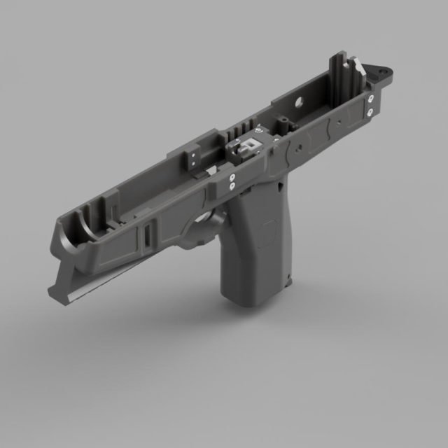 TAPP HYBRID KWA MP9 Carbon Fiber Lower Receiver - Tapp Airsoft